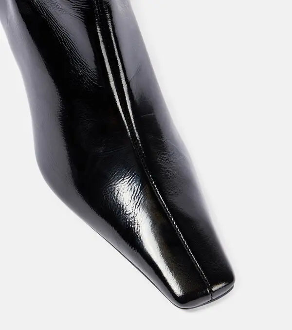Proenza Schouler Leather Ankle Boots With Square Toe