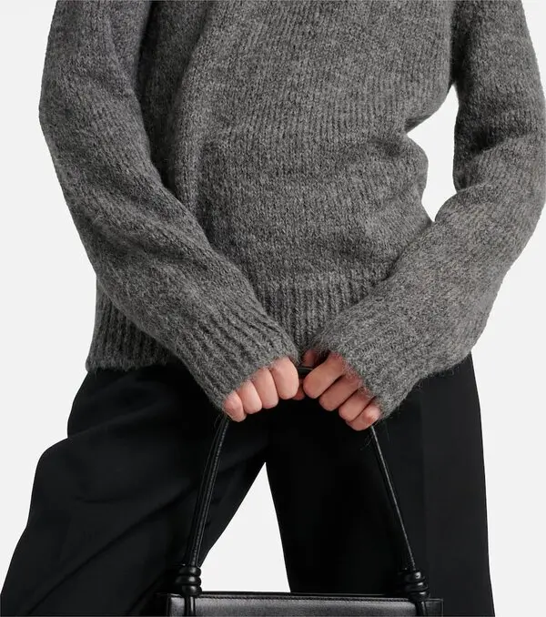 JIL SANDER Alpaca And Wool-blend Sweater - Grey