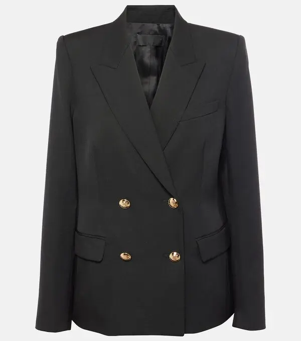 NILI LOTAN Veda Virgin Wool Jacket - Black