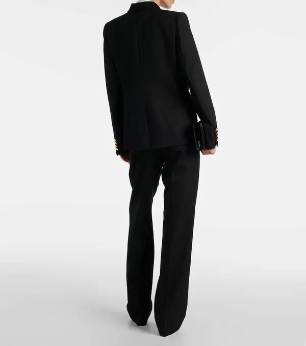 NILI LOTAN Veda Virgin Wool Jacket - Black