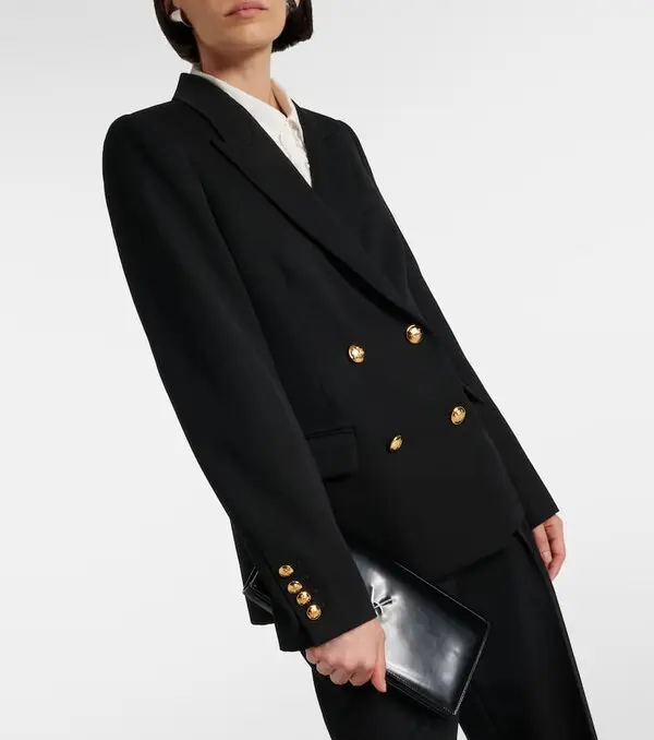 NILI LOTAN Veda Virgin Wool Jacket - Black