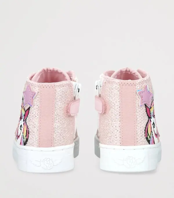 LELLI KELLY Unicorn Rainbow High-top Sneakers