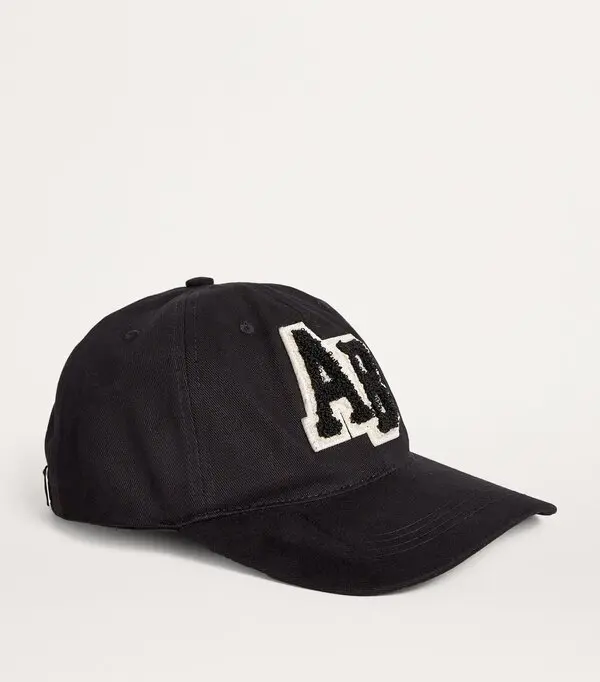 Anine Bing Cotton Jeremy Letterman Baseball Cap - Black  display picture 1