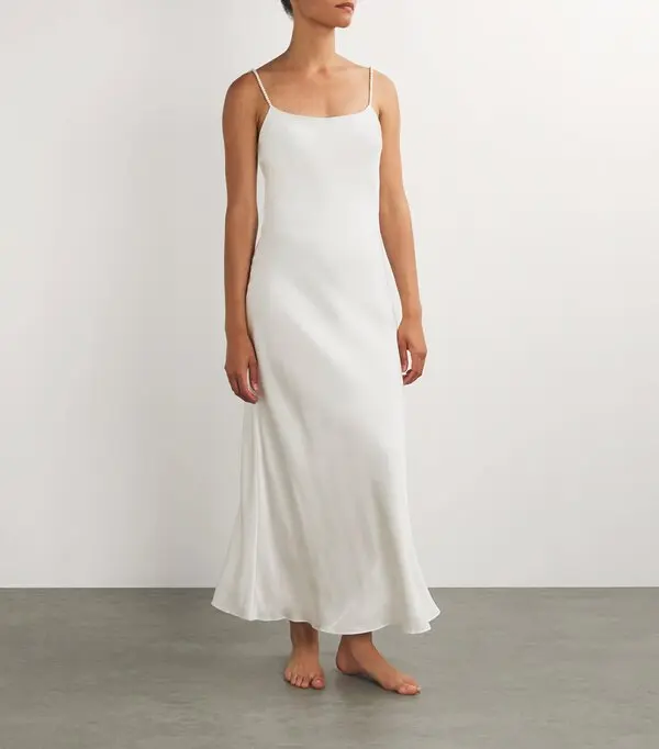 sachin and babi light blue dress 90's Style | Slip Wedding Dresses main image 0