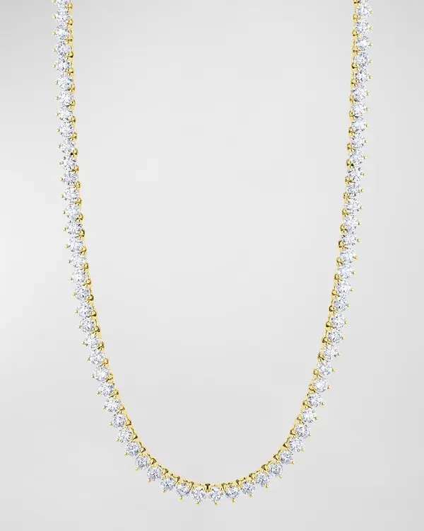 Neiman Marcus 18k Gold 16.50ctw Diamond Necklace - Yellow Gold