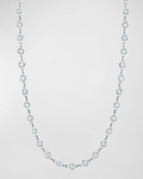 Neiman Marcus 18k Gold Chain Necklace - White Gold