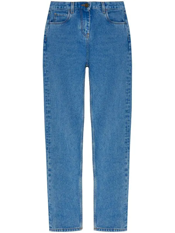 Etro Straight-leg High-rise Jeans - Blue