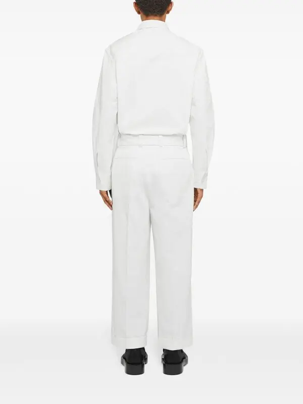 JIL SANDER Zip-up Cotton Shirt