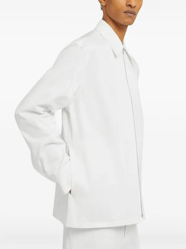 JIL SANDER Zip-up Cotton Shirt