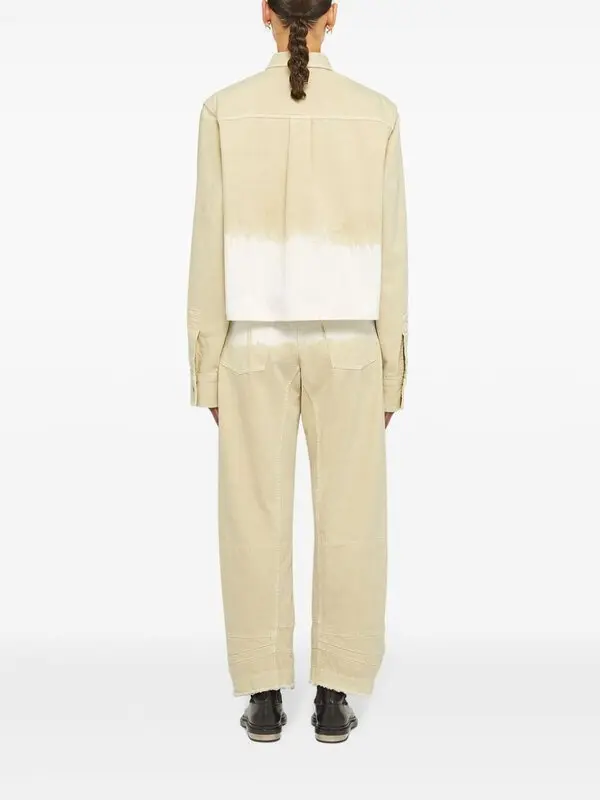 JIL SANDER Two-tone Wide-leg Jeans