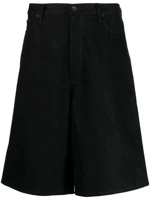 Off-White Logo-print Knee-length Shorts