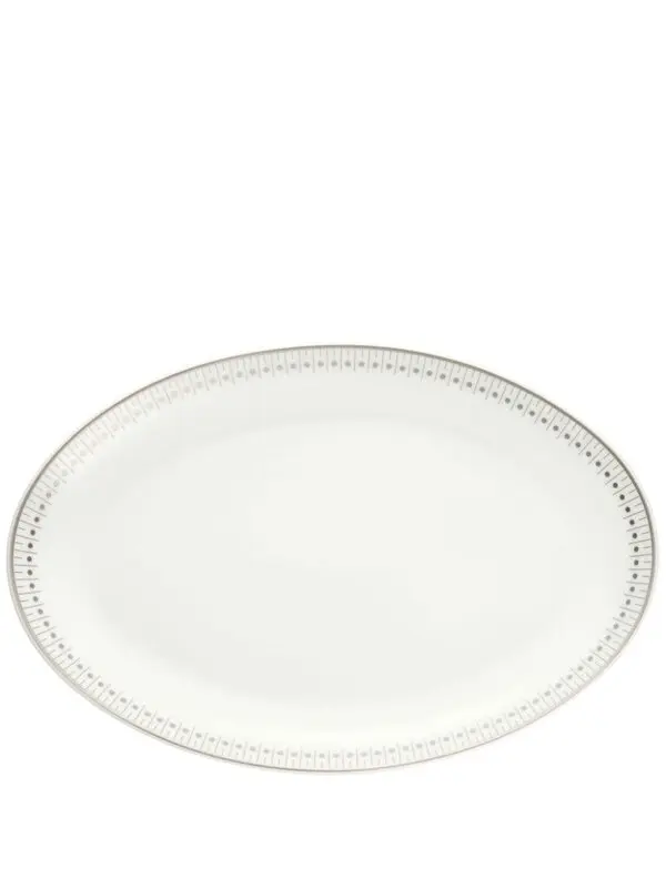 Christofle Malmaison Impériale Oval Platter - White