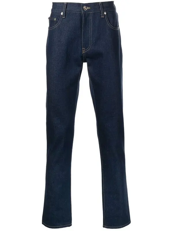 Off-White Diag Slim-fit Jeans - Blue