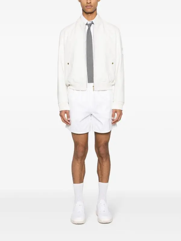 Thom Browne Logo-patch Cotton Shirt