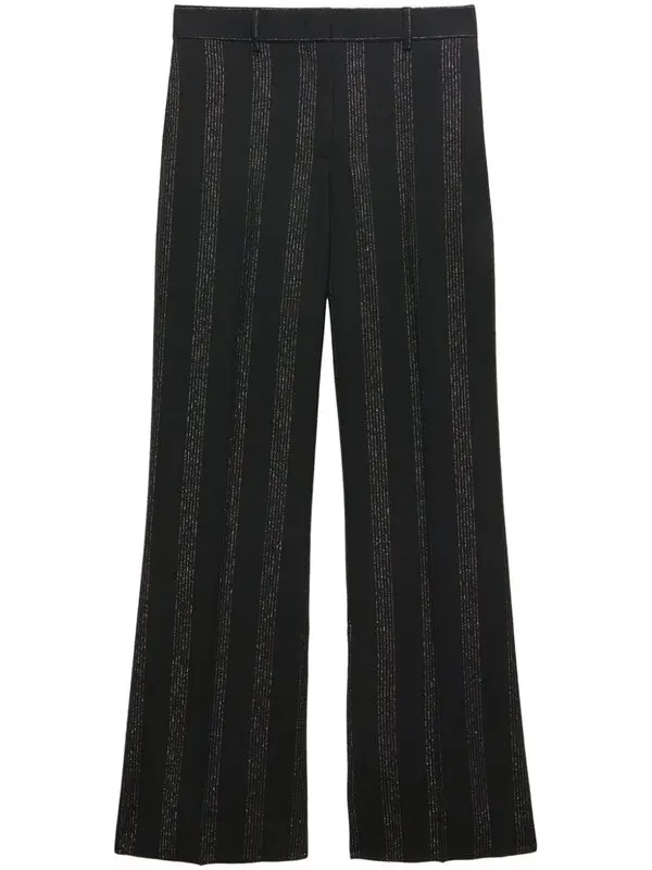 MSGM Striped Wide-leg Trousers