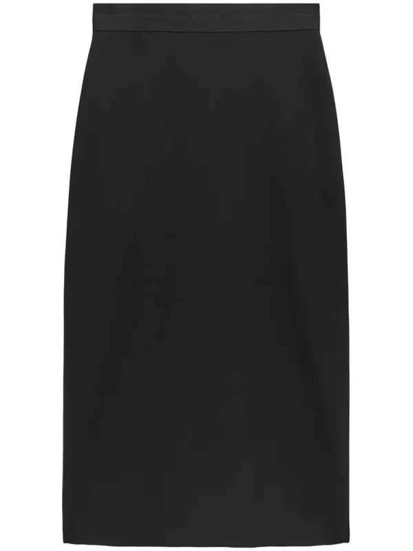 MSGM Logo-print Maxi Skirt