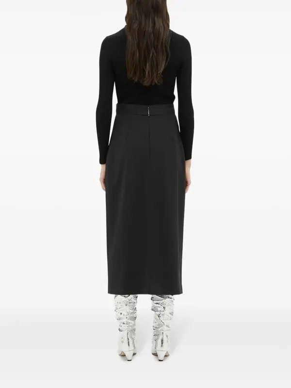 MSGM Logo-print Maxi Skirt
