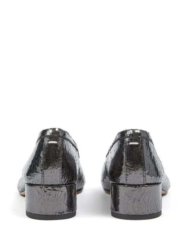 MAISON MARGIELA Tabi Broken Mirror Heeled Pumps - Grey