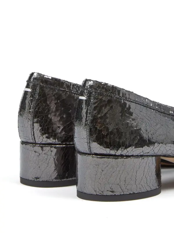 MAISON MARGIELA Tabi Broken Mirror Heeled Pumps - Grey