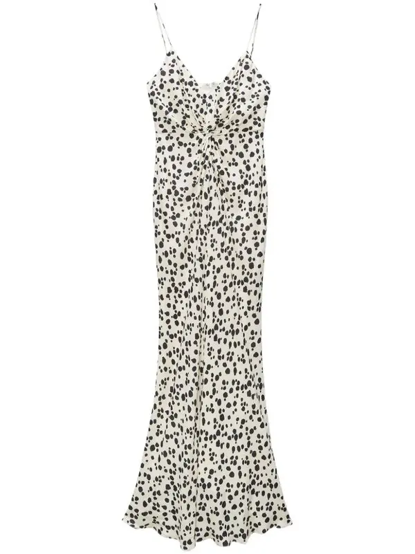 MSGM Spot-print Maxi Dress