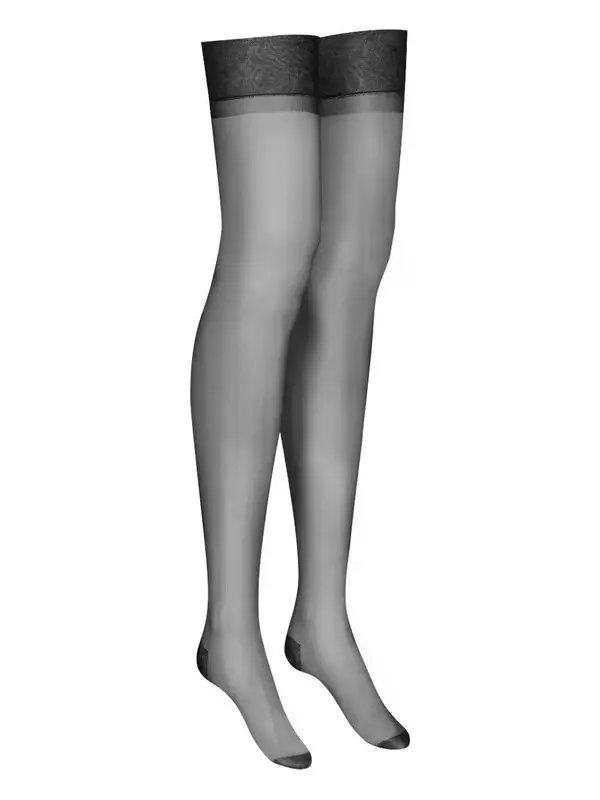 MAISON CLOSE Sheer Stockings - Black