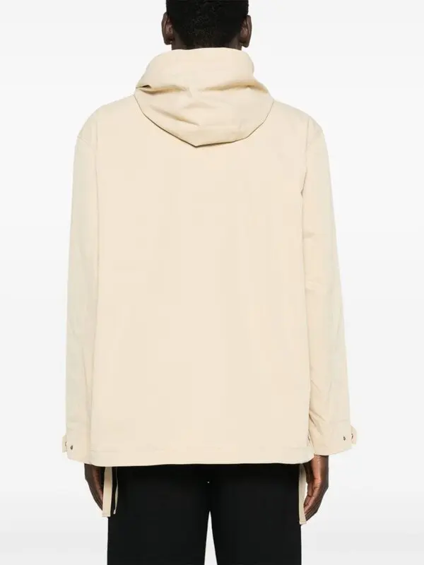 Carhartt Work In Progress Logo-patch Hooded Jacket - Neutrals