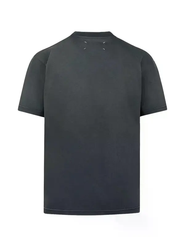 MAISON MARGIELA Logo Print Cotton T-shirt - Black