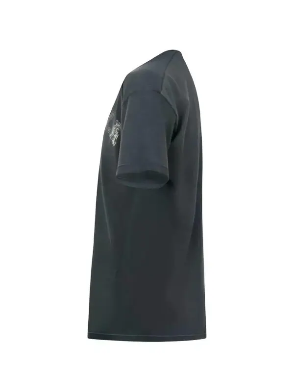 MAISON MARGIELA Logo Print Cotton T-shirt - Black