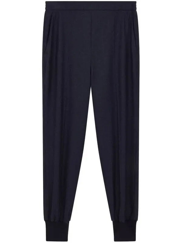 Stella McCartney Wool Flannel Jogger - Blue