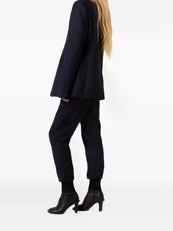 Stella McCartney Wool Flannel Jogger - Blue