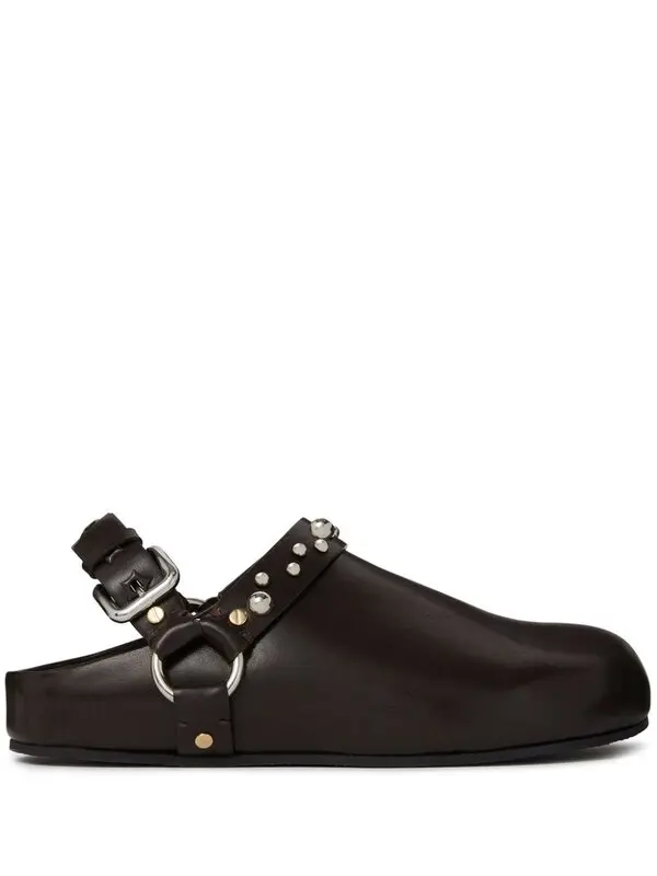 Stella McCartney Elyse Studded Clogs - Brown