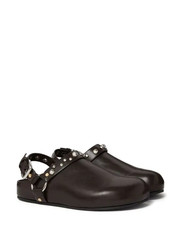 Stella McCartney Elyse Studded Clogs - Brown