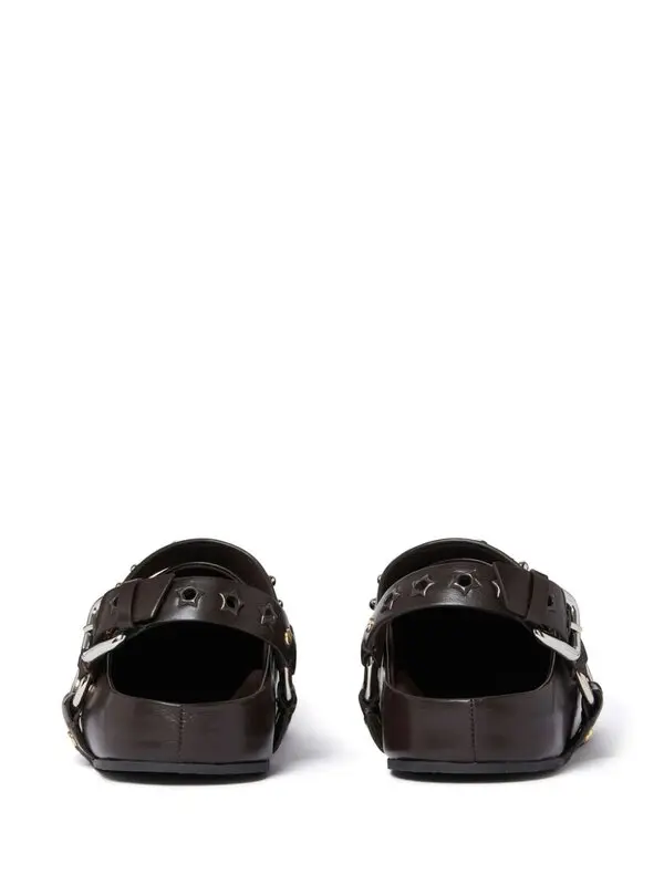 Stella McCartney Elyse Studded Clogs - Brown
