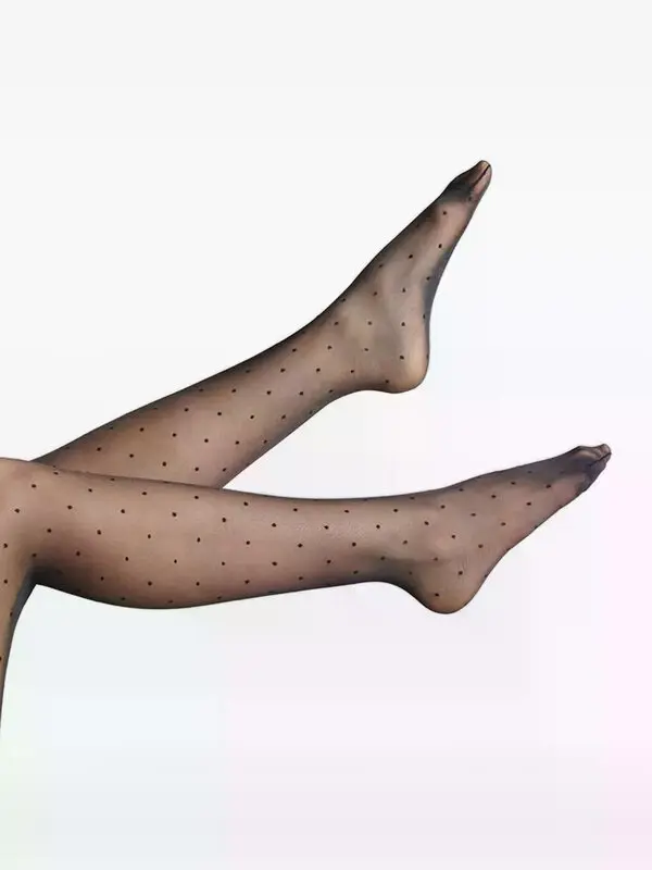 MAISON CLOSE Plumetis Polka Dot Tights