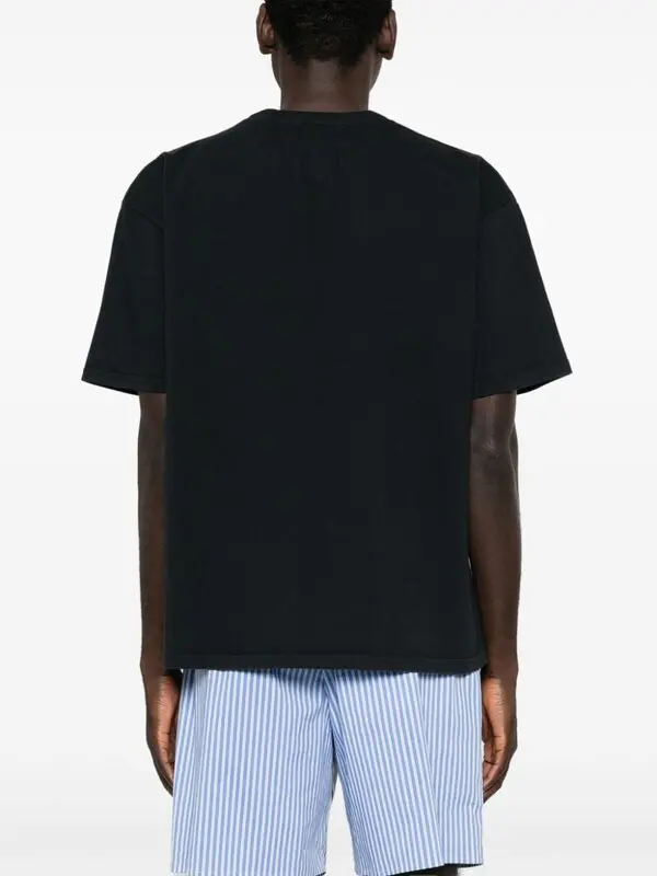 Rhude Logo-print Cotton T-shirt - Black