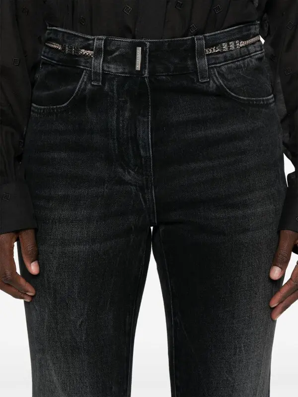 Givenchy Bootcut Jeans With Logo Plaque