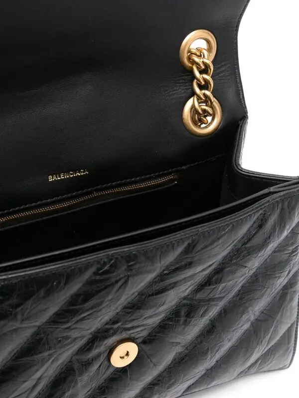 Balenciaga Medium Crush Shoulder Bag