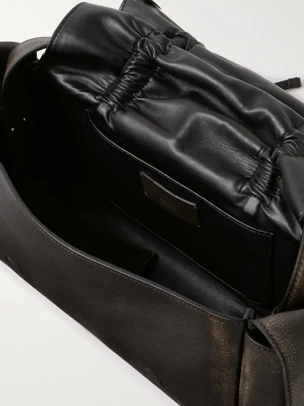 Acne Studios Multipocket Leather Shoulder Bag