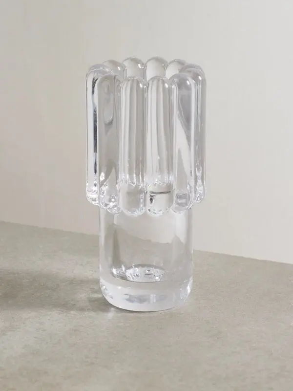 TOM DIXON Press Medium Glass Vase - Neutrals