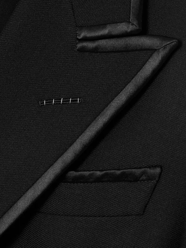 TOM FORD Double-breasted Wool-blend Blazer