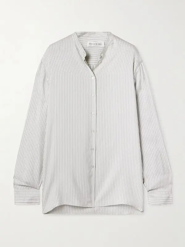 Veronica De Piante Daisy Pinstriped Shirt