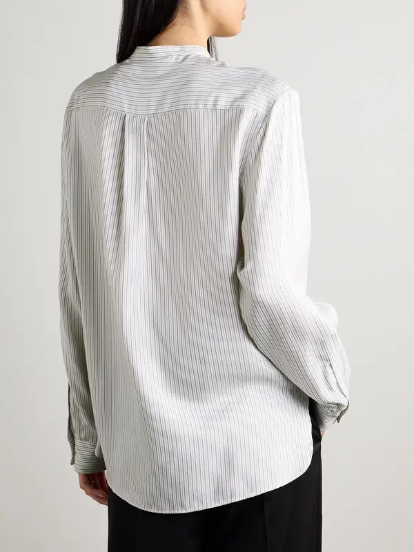 Veronica De Piante Daisy Pinstriped Shirt
