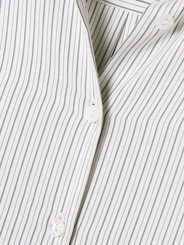 Veronica De Piante Daisy Pinstriped Shirt