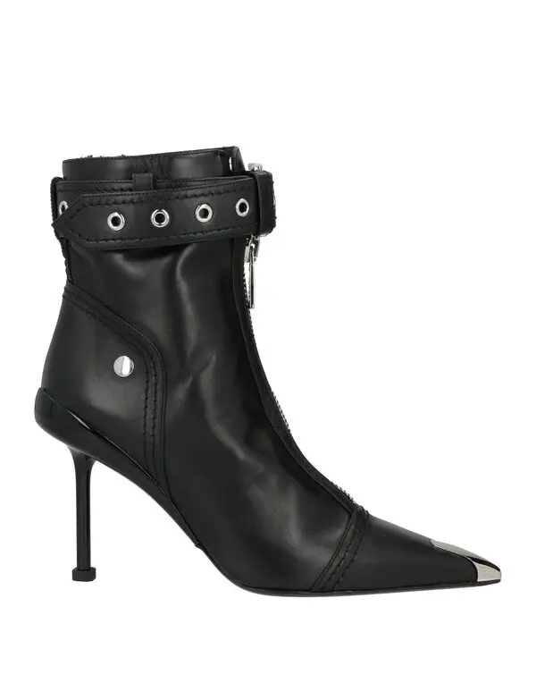 Alexander McQueen Leather Ankle Boots