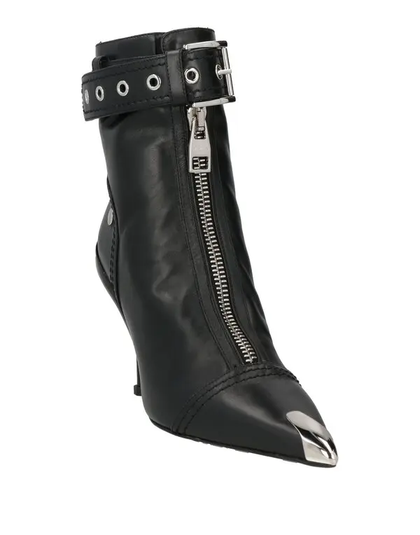 Alexander McQueen Leather Ankle Boots