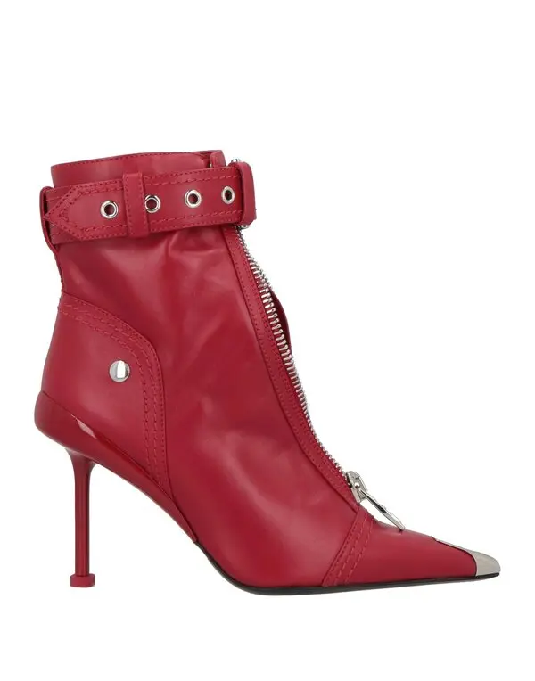 Alexander McQueen Leather Ankle Boots