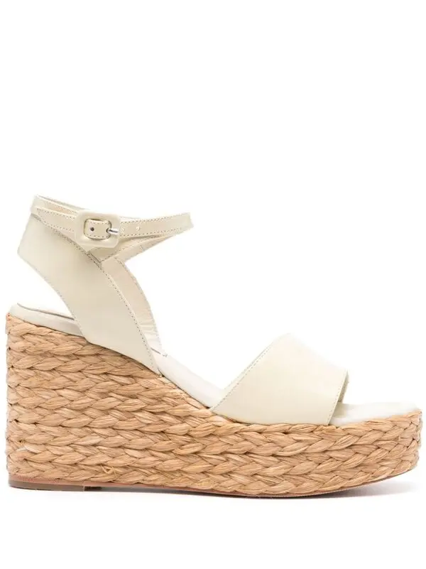 PALOMA BARCELO Riu 95mm Leather Espadrilles