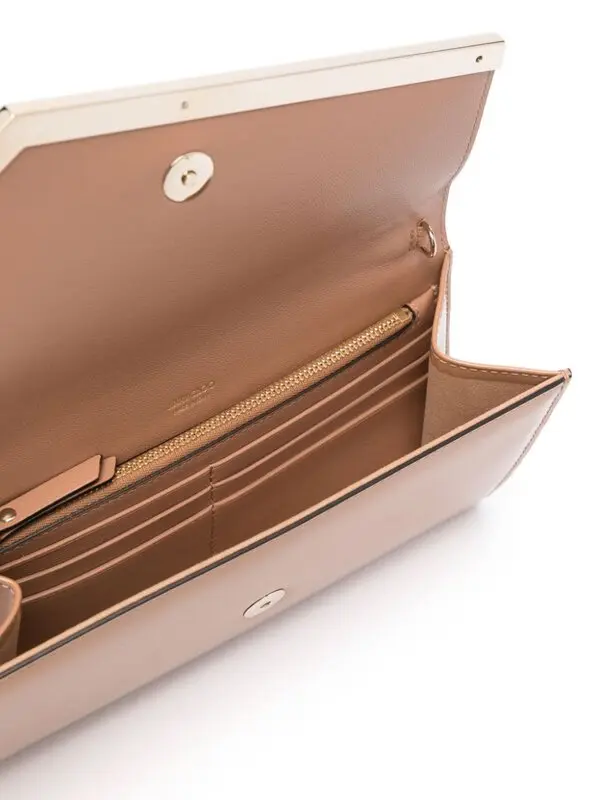 JIMMY CHOO Emmie Clutch - Neutrals