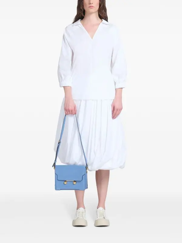 Marni Medium Trunkaroo Crossbody Bag - Blue