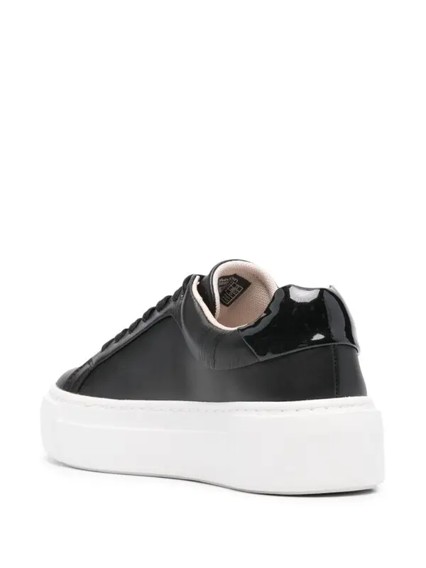 Calvin Klein Leather Flatform Sneakers